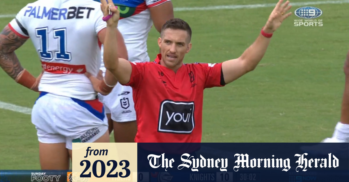 Video: Dominic Young sin binned